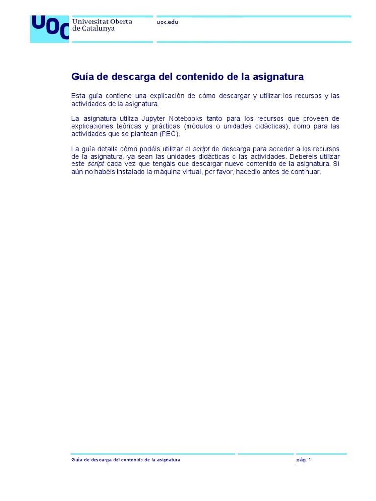 Guia de Descarga de Contenido | PDF | Arquitectura de Computadores | Ingeniería Informática