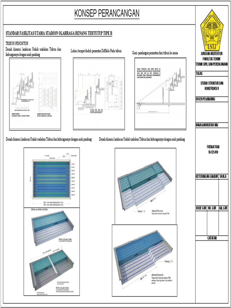 Konsep Perancangan: Standar Fasilitas Utama Stadion Olahraga Renang ...
