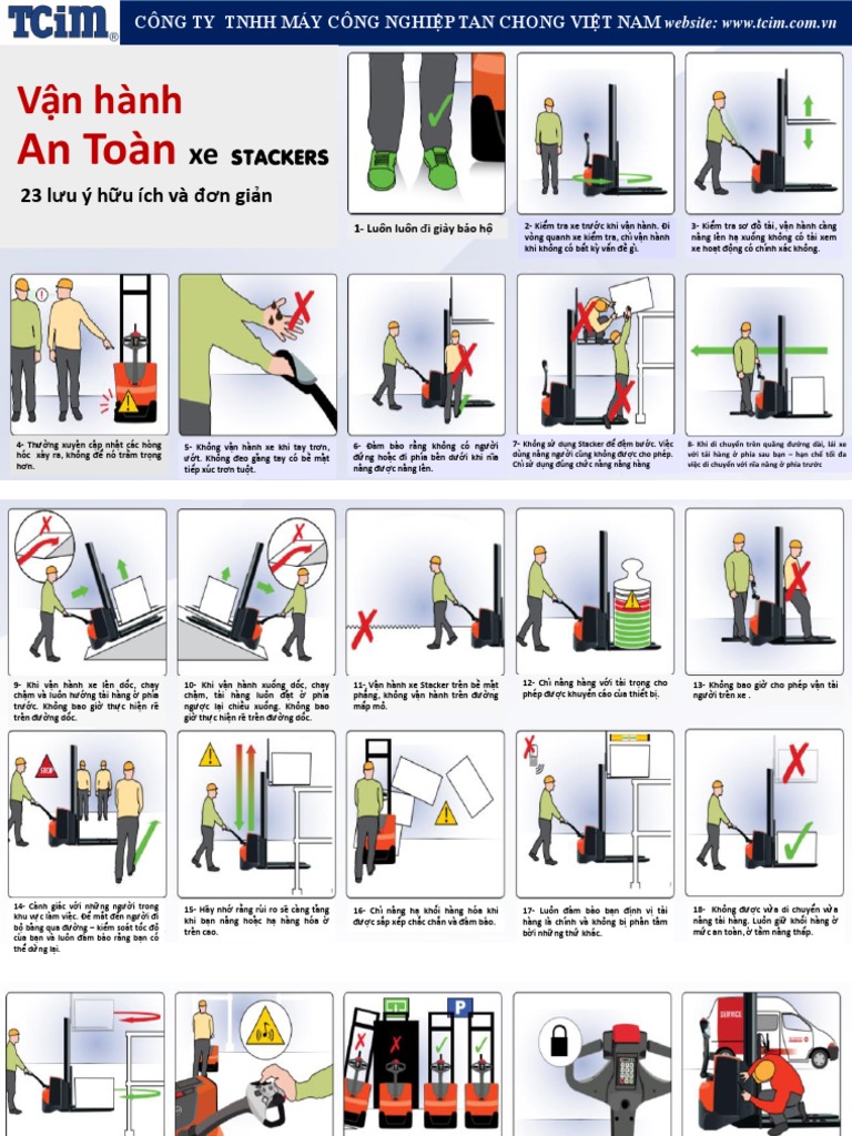 Working Safely With Stacker - Vietnamese Backup | PDF