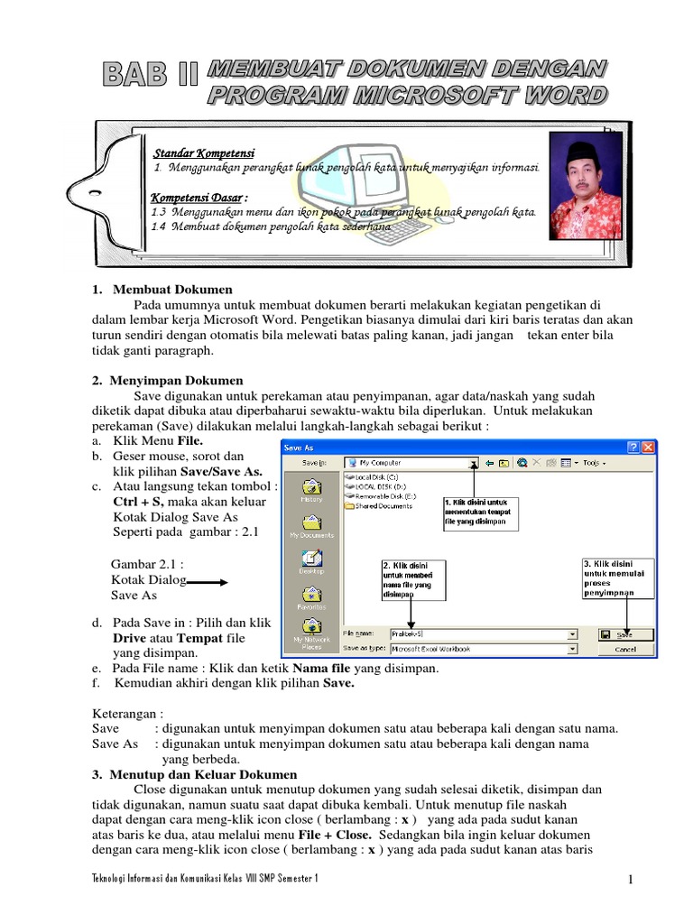 Materi Word Daring 2 | PDF | Komputer