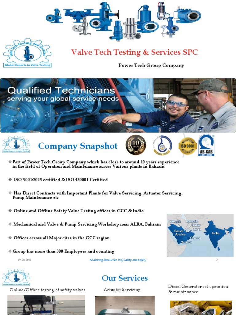 Valve Tech Workshop - New Customer Presentation | PDF | Valve | Equipment