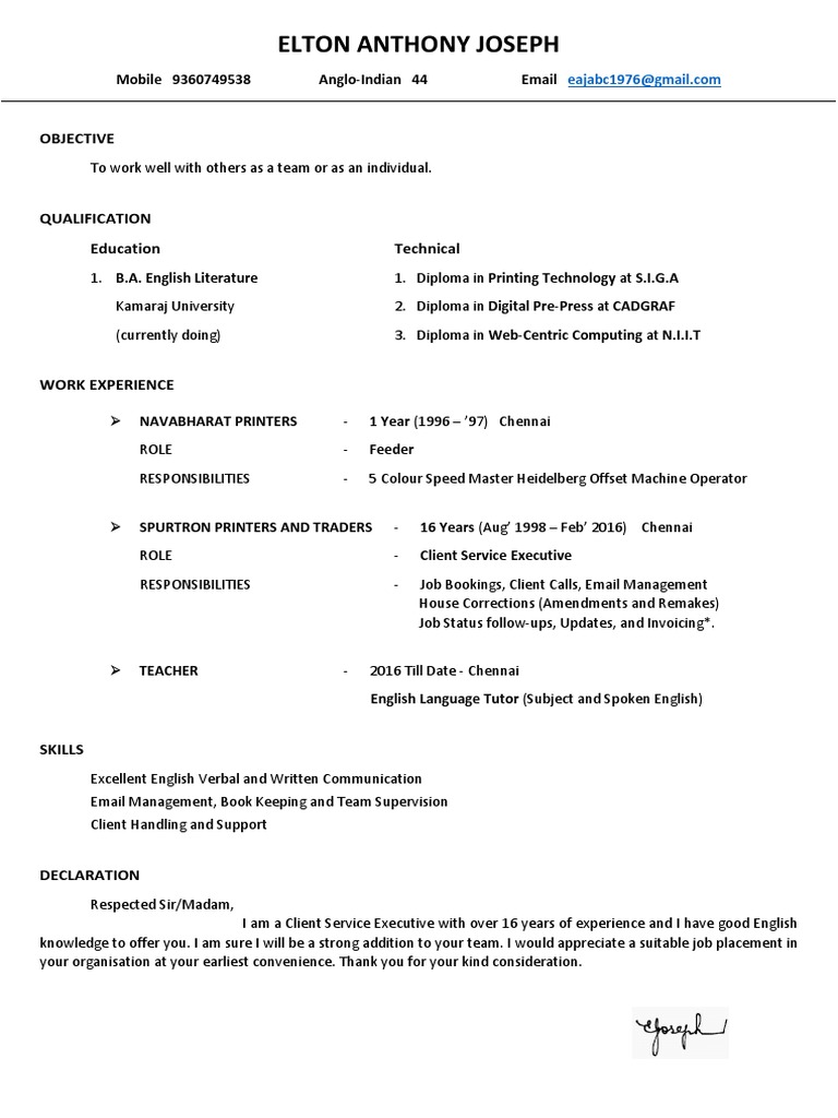 Elton Anthony Joseph | PDF