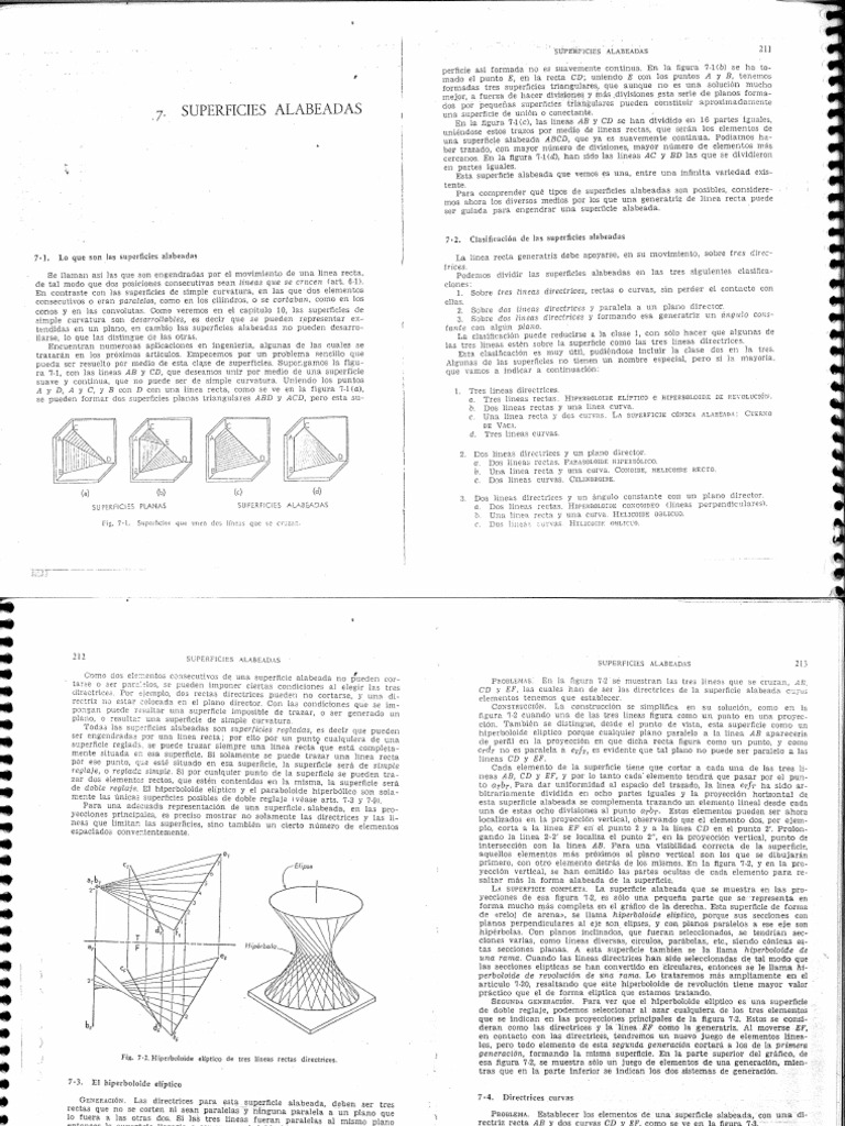 Superficies Alabeadas | PDF