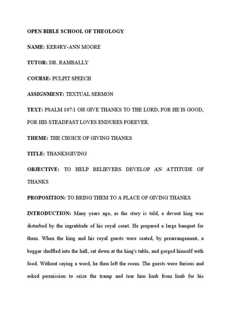 New Textual Sermon Latest | PDF | Jesus | God