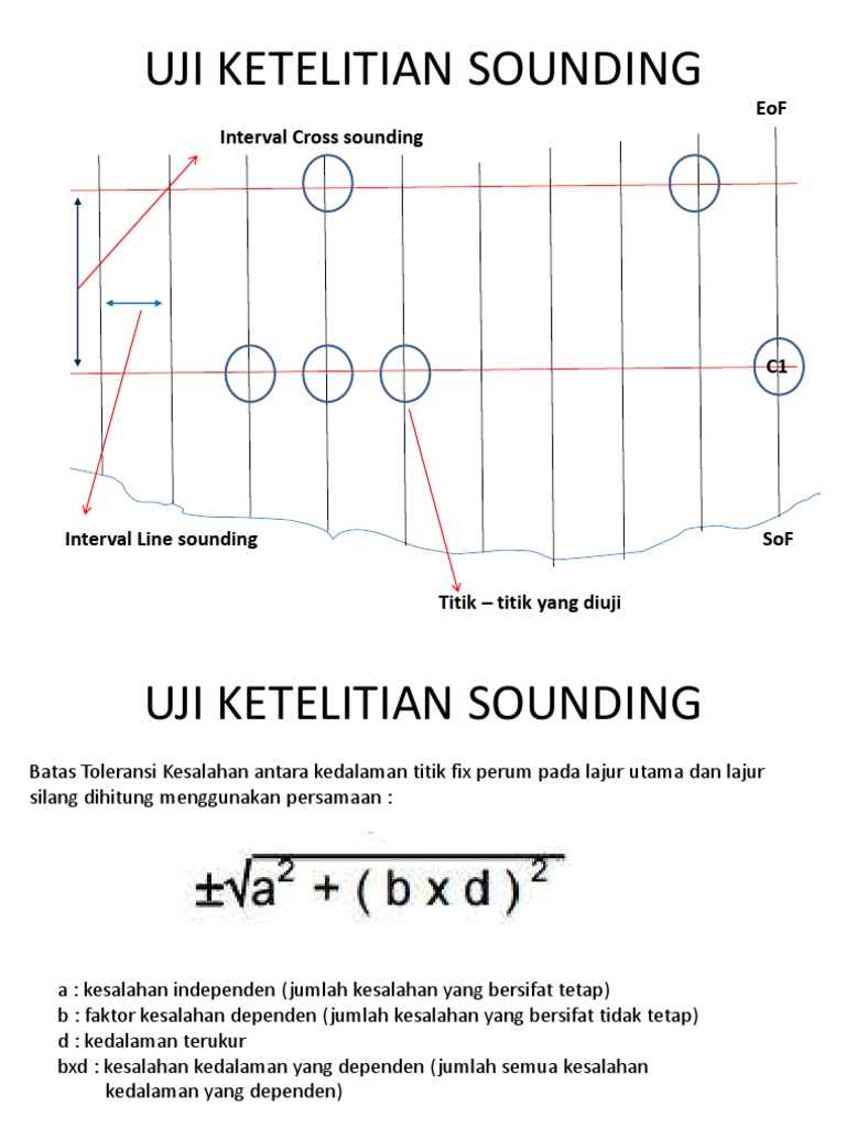 Uji Ketelitian Sounding | PDF