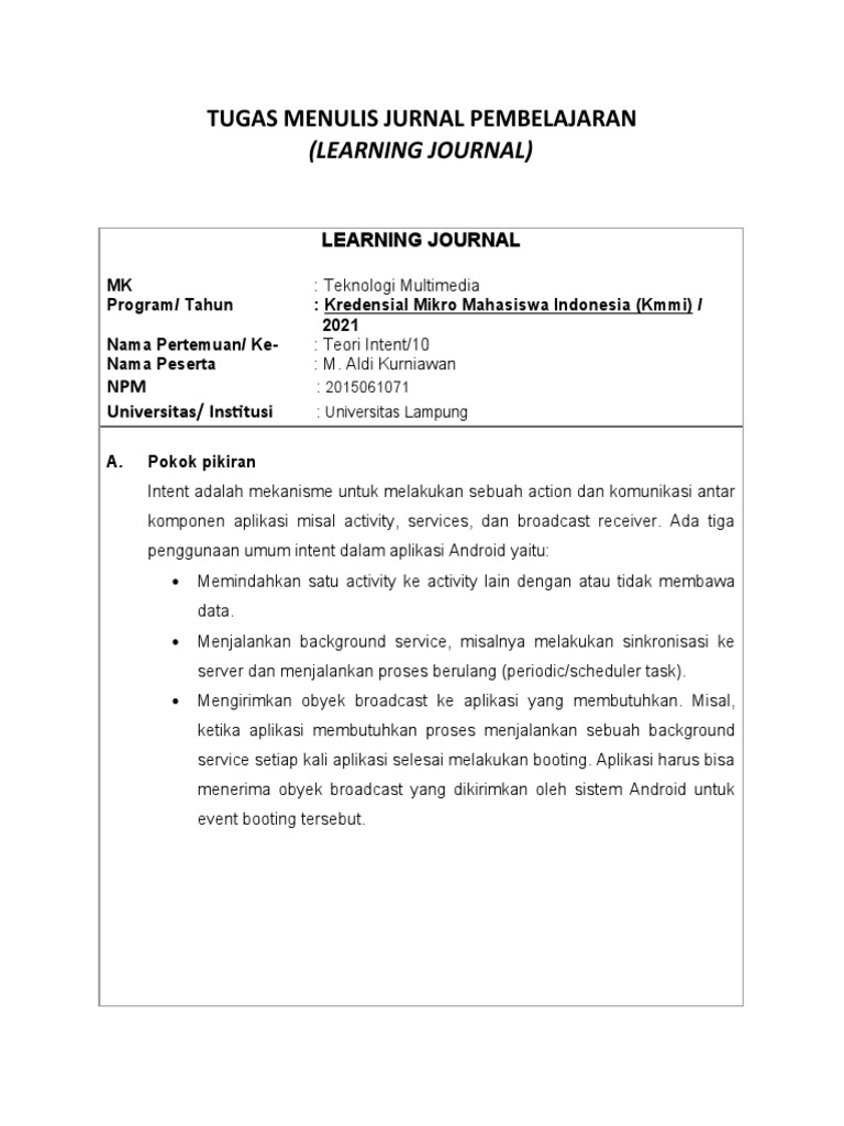 M. Aldi Kurniawan - Jurnal 10 | PDF