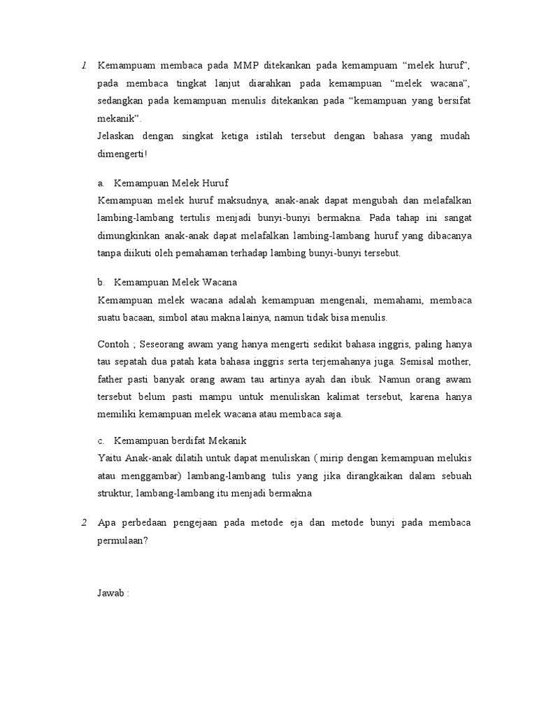 T2 Pendidikan Bahasa Indonesia Di SD LENI ELIZA PUTRI | PDF