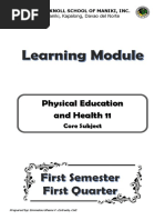 Grade 7 PE Module | PDF | Physical Fitness | Learning