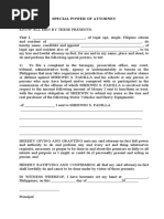 SPA - Building Permit | PDF | Power Of Attorney | Public Law