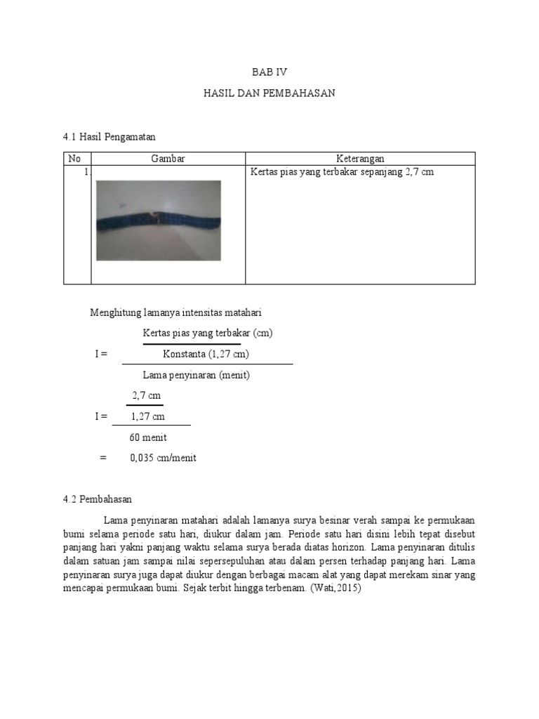 Bab Iv Solarimeter | PDF