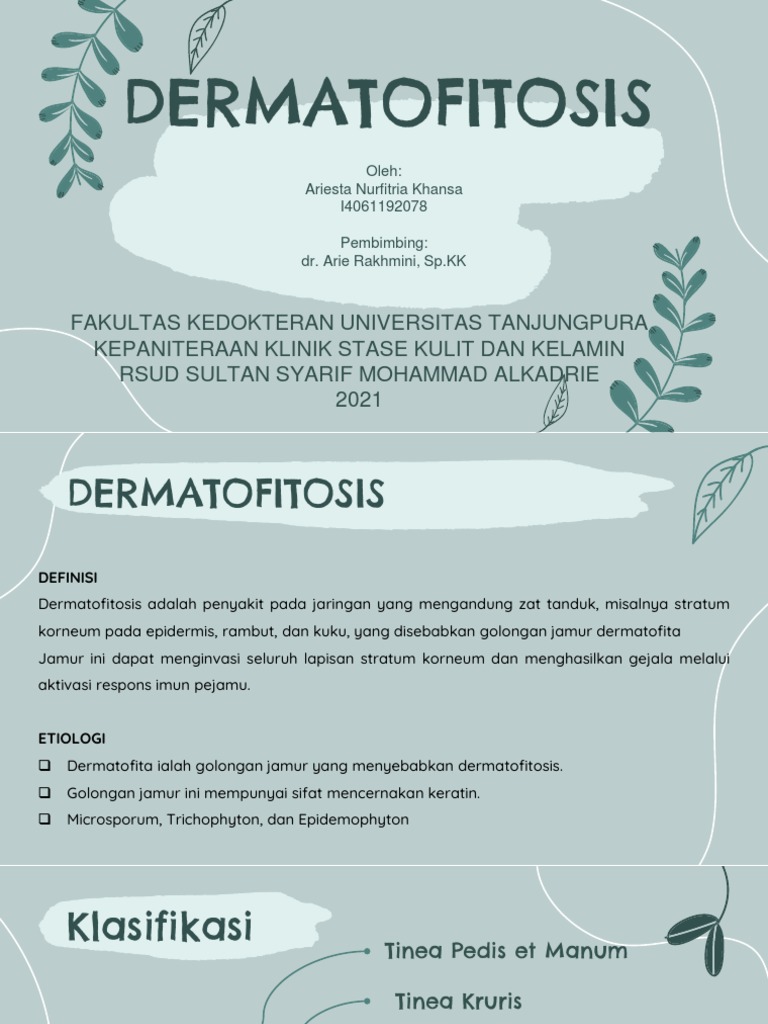DT Dermatofitosis Khansa | PDF