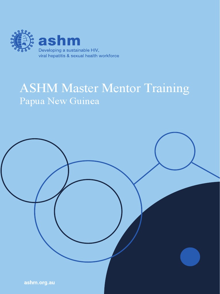 ASHM Master Mentor Training PNG | PDF | Health Professional | Mentorship