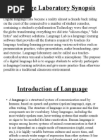 Introduction To Mozhigal Vision For Language Lab | PDF