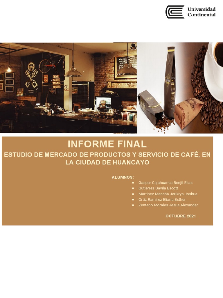 Producto Academico 2 | Descargar gratis PDF | café | Los consumidores