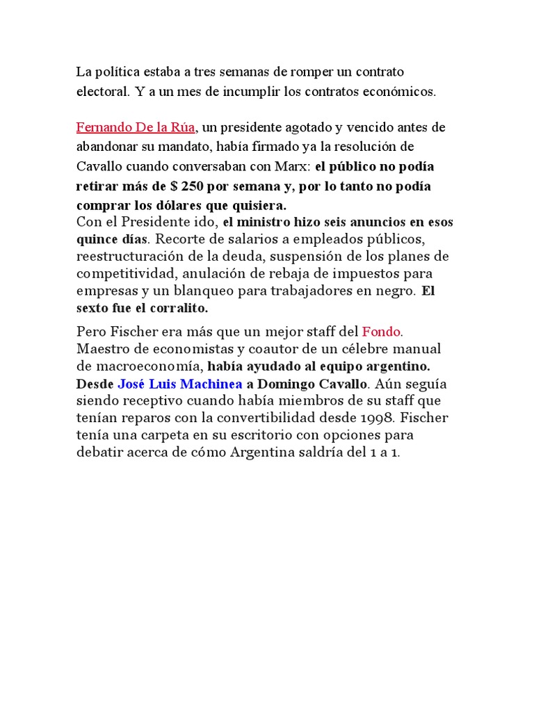 20 Años de Corralito | PDF