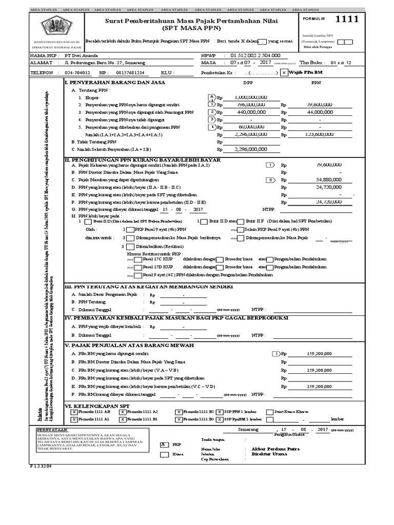 SPT PPN Dan PPNBM | PDF