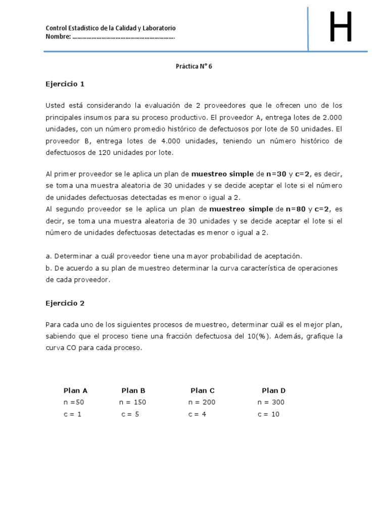 Práctica N°6 | PDF