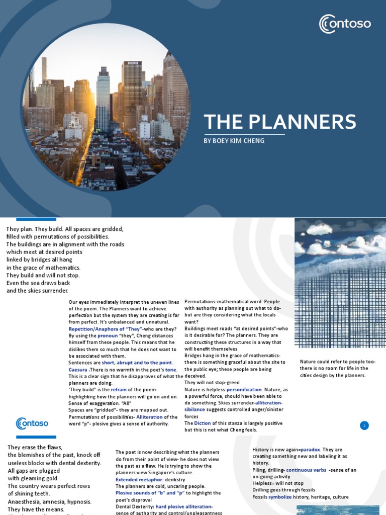 The Planners by Boey Kim Cheng | PDF | Poetry
