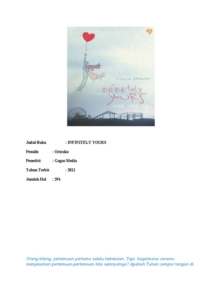 Infinitely Yours by Orizuka | PDF | Fiksi Misteri, Thriller ...