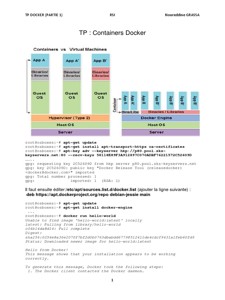 TP: Containers Docker | PDF | Free Software Projects | Software