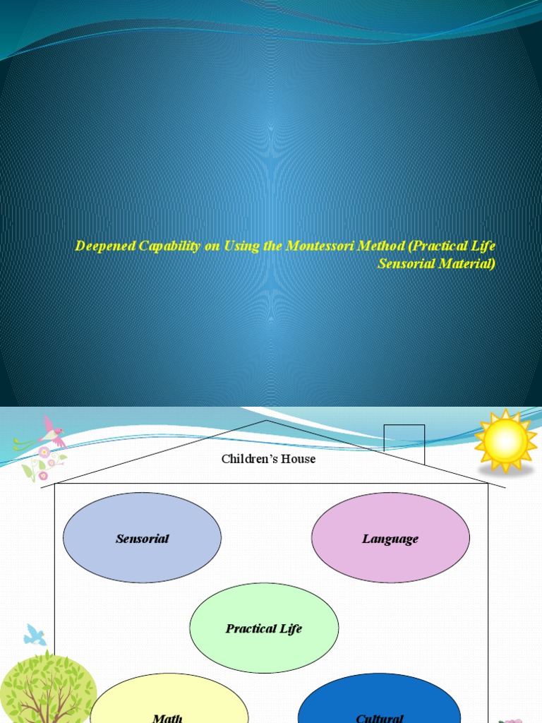 Deepened Capability On Using The Montessori Method (Practical Life ...