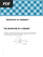 2.3principle of Tangency | PDF | Tangent | Technical Drawing