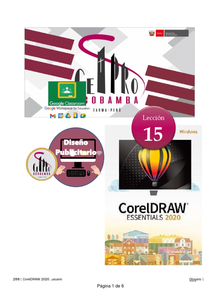 15 Clase 15 Manual Corel Draw | PDF | Diseño gráfico