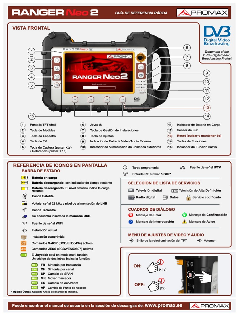 Guia - Rapida - RANGER - Neo - 2 - Esp - v2 0 (0 DG0237) | PDF | Vídeo ...
