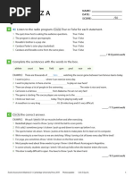 Evolve 5 1-6 Unit Quiz | PDF | Bali | Natural Environment