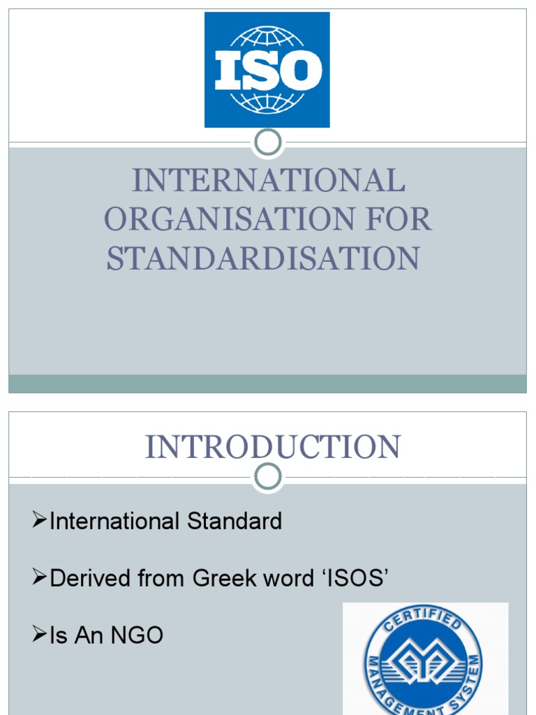 International Organisation For Standardisation | PDF | Iso 9000 | Life ...