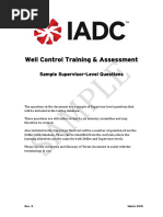 L2 Iadc Wellsharp Practice Exam | PDF | Valve | Blowout (Well Drilling)