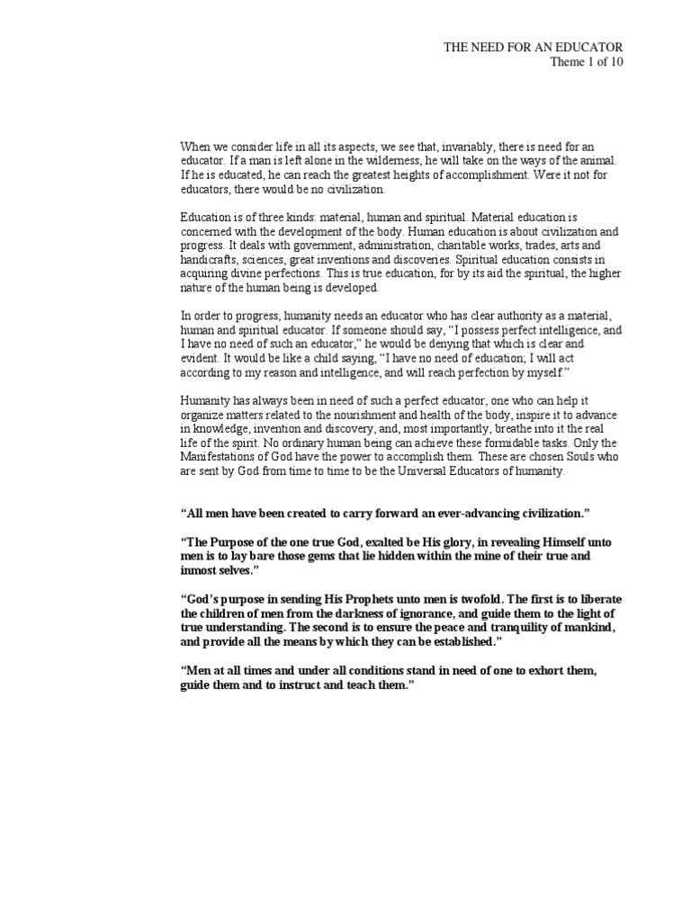 Book 2, Unit 3 All 10 Themes | PDF | Religion And Belief