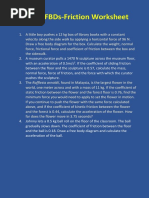 Free Body Practice Problems | PDF