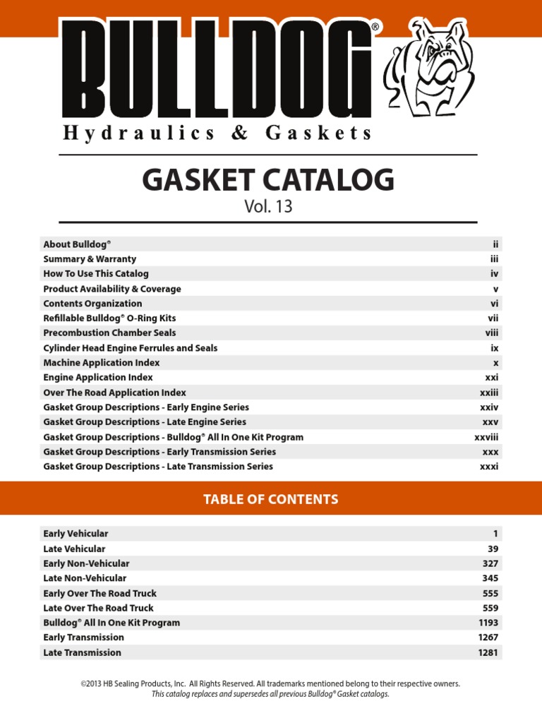 Bulldog Gasket | PDF | Turbocharger | Loader (Equipment)