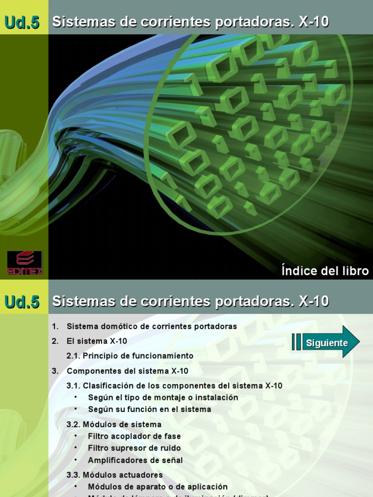 Presentación Sistema X10 | PDF | Telecomunicaciones | Automatización ...