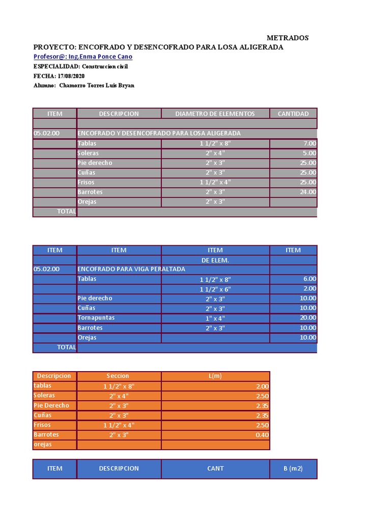 Bryan Excel Maderas | PDF | Métodos y materiales de enseñanza