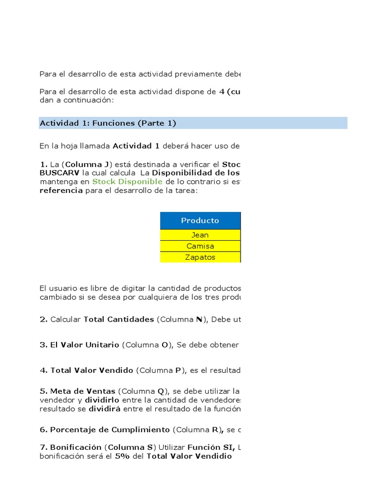 Tarea2 Individual | PDF | Microsoft Excel | Función (Matemáticas)