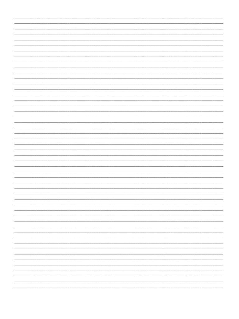 Folha Pautada Simples | PDF