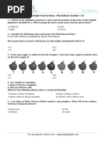 Logiqids Analytical Thinking Worksheets | PDF