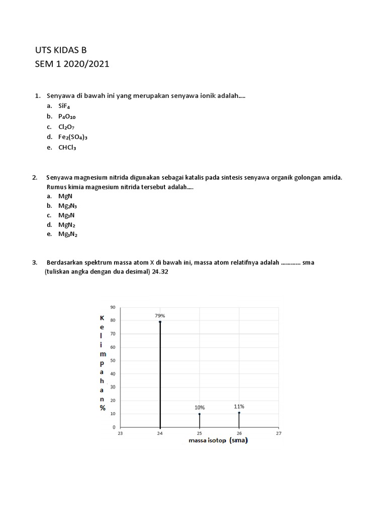 2020 - UTS Kidas B | PDF