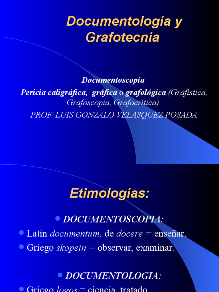 Documentología y Grafística Forense | PDF | Grafología | Escritura