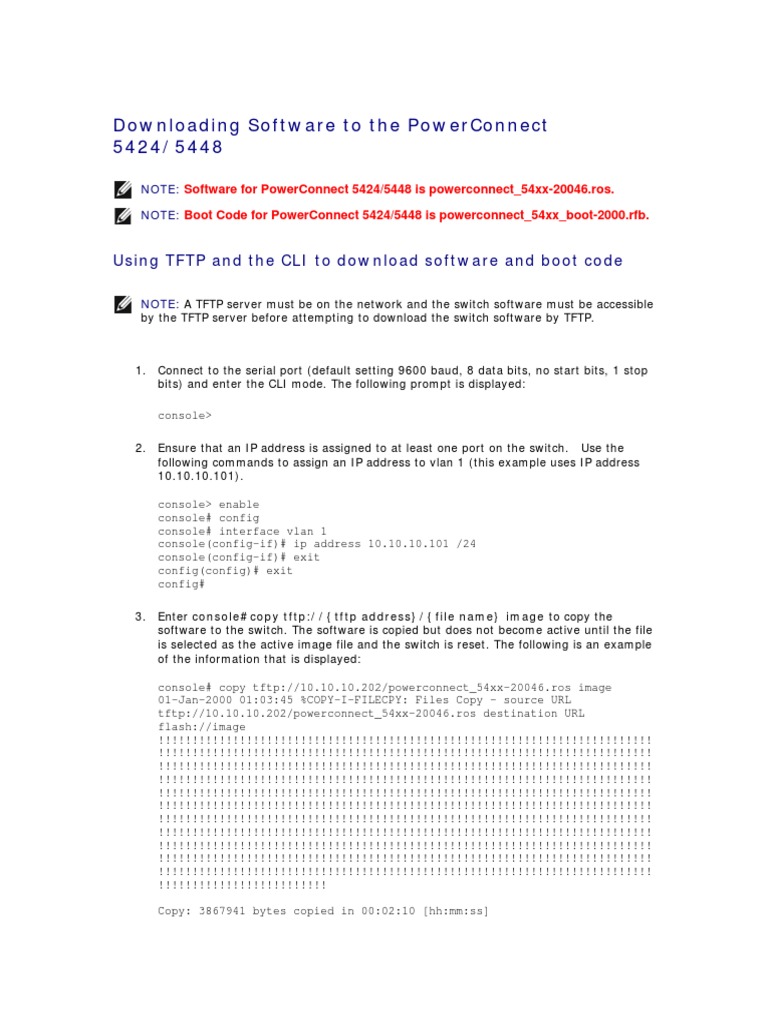 Downloading The Software | PDF | Command Line Interface | Booting