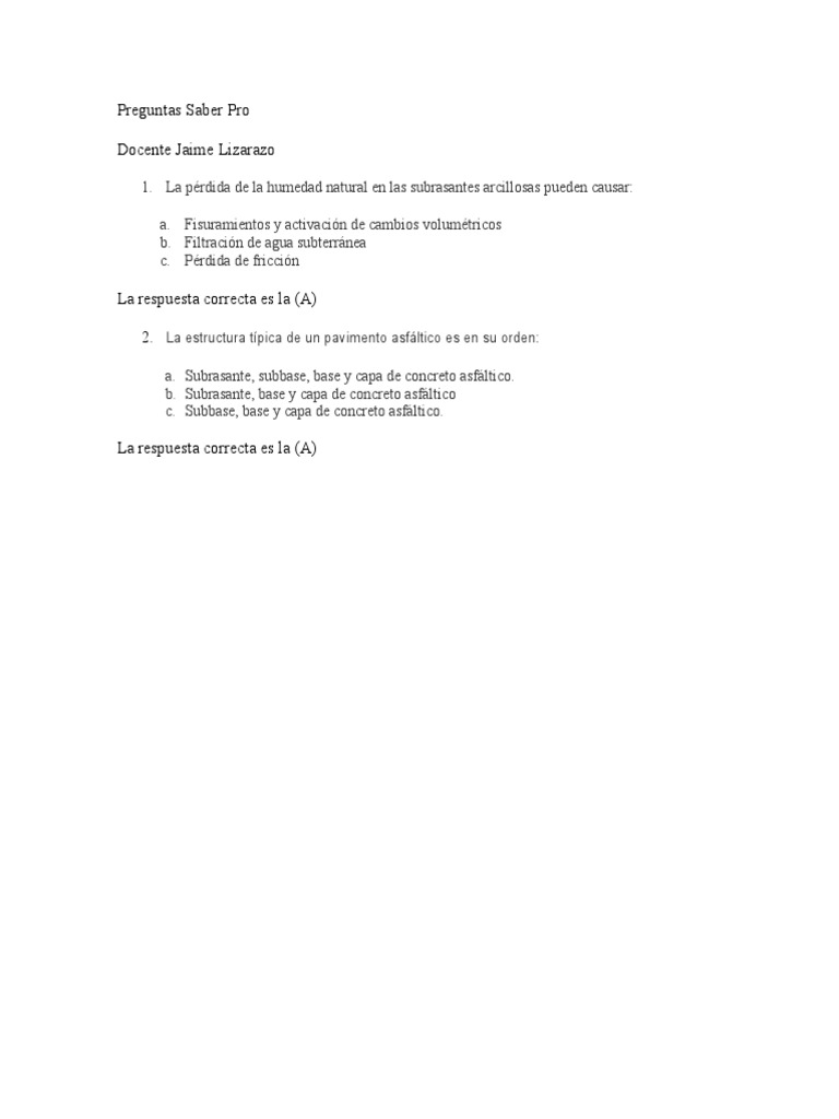 Preguntas Saber Pro | PDF | Hogar, jardinería y bricolaje | Arte