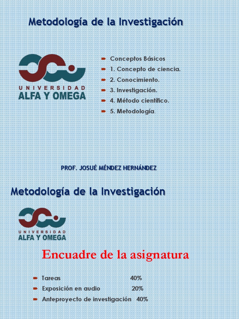 Metodologia Investigacion Presentacion Powerpoint | PDF | Método ...
