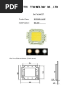 5050 RGB LED Datasheet | PDF | Light Emitting Diode | Rgb Color Model