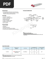 Datasheet Led 3MM | PDF | Light Emitting Diode | Electrical Components