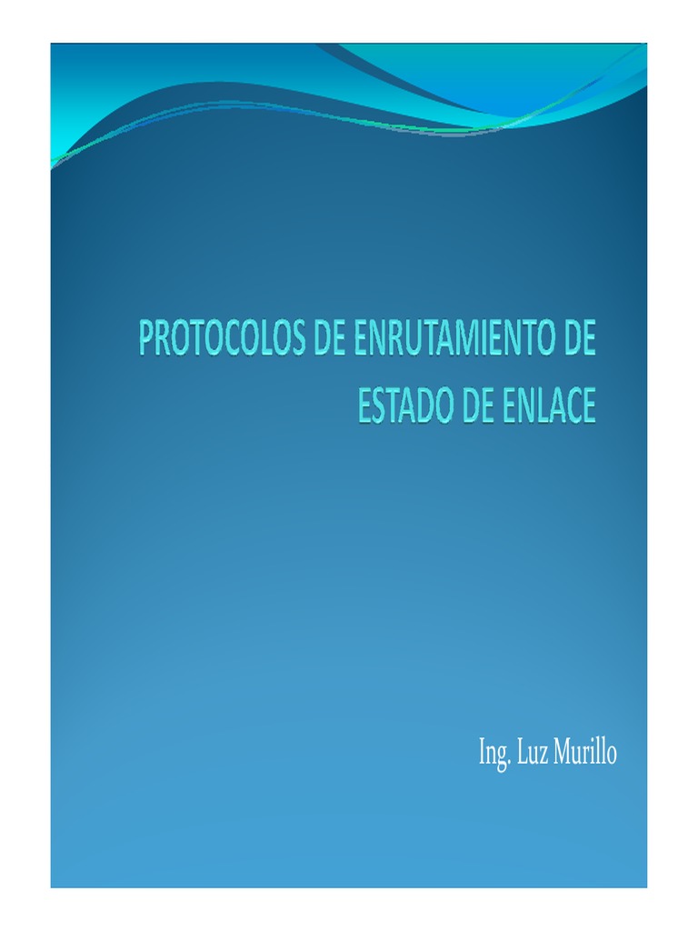 Protocolos de Enrutamiento Dinámico | PDF | Enrutador (Computación) | Enrutamiento
