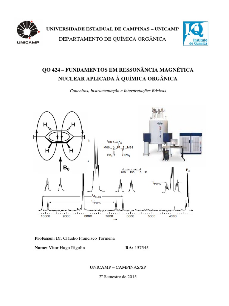 RMN Teoria Resumo | Download grátis PDF | Aromaticidade | Imagem de ...