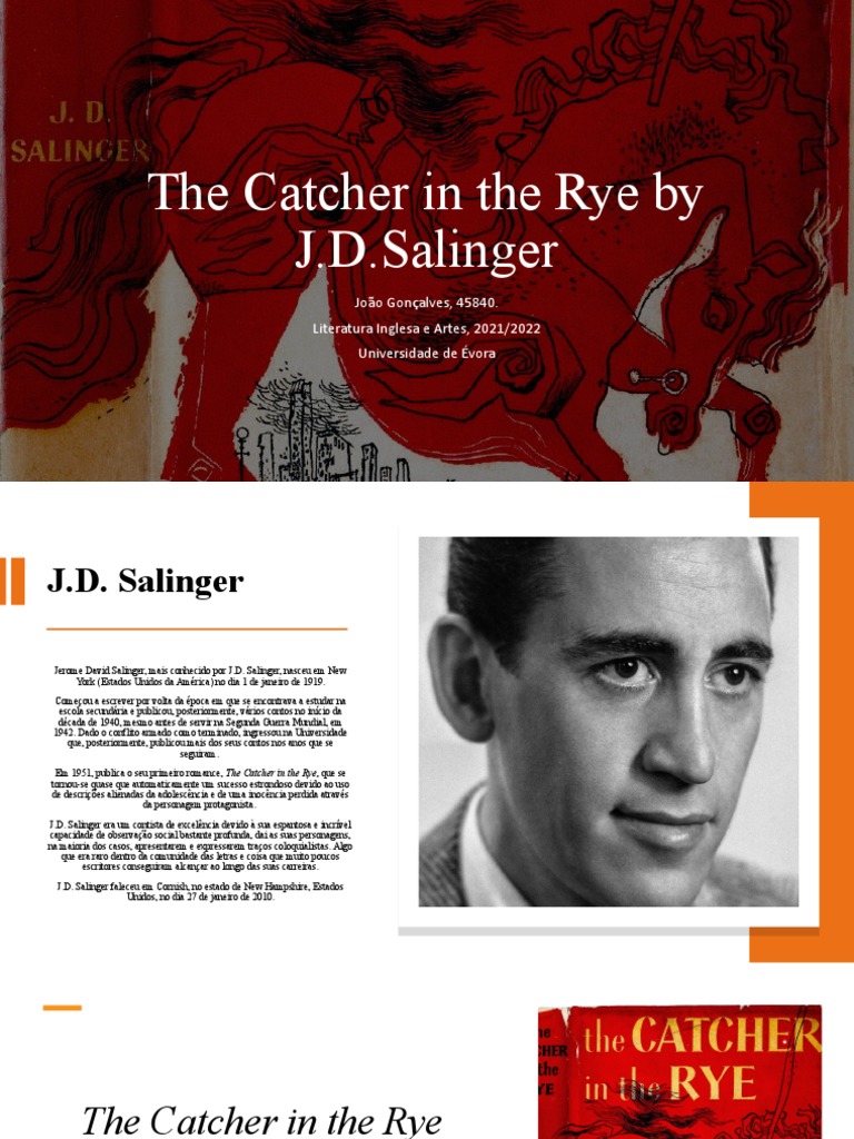 The Catcher in The Rye by J | PDF | J.D. Salinger
