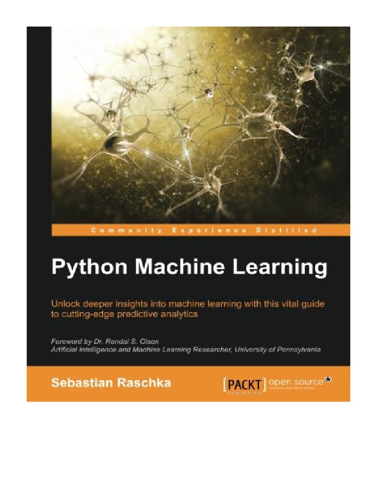 Python Machine Learning, 1st Edition - Data Processing | PDF | Machine ...